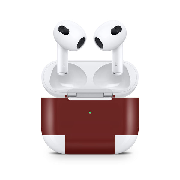 Deep Red AirPods Skin - Uniqfind