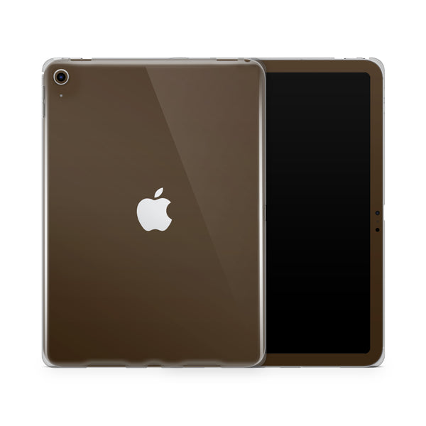Chocolate Brown iPad Skin + Case - Uniqfind