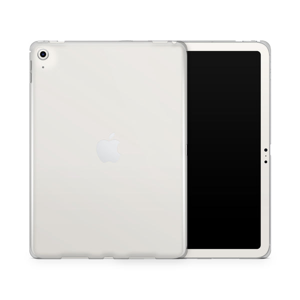 Ivory White iPad Skin + Case - Uniqfind
