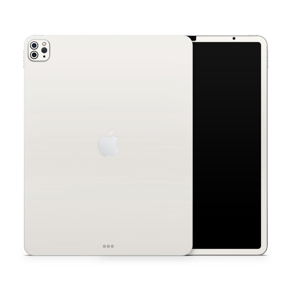 Ivory White iPad Skin + Case - Uniqfind