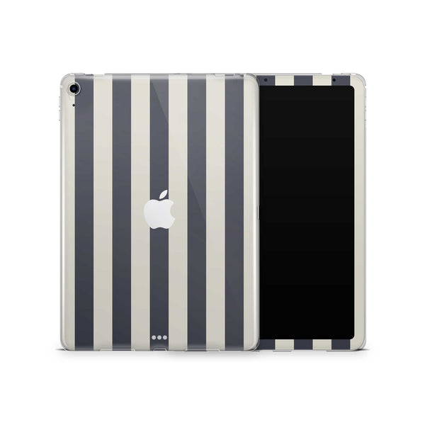 Navy Stripe iPad Skin + Case - Uniqfind