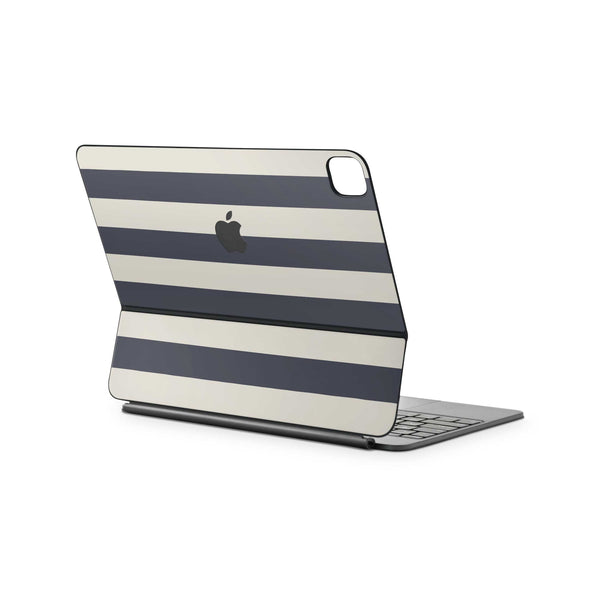 Navy Stripe Magic Keyboard Skin for iPad - Uniqfind