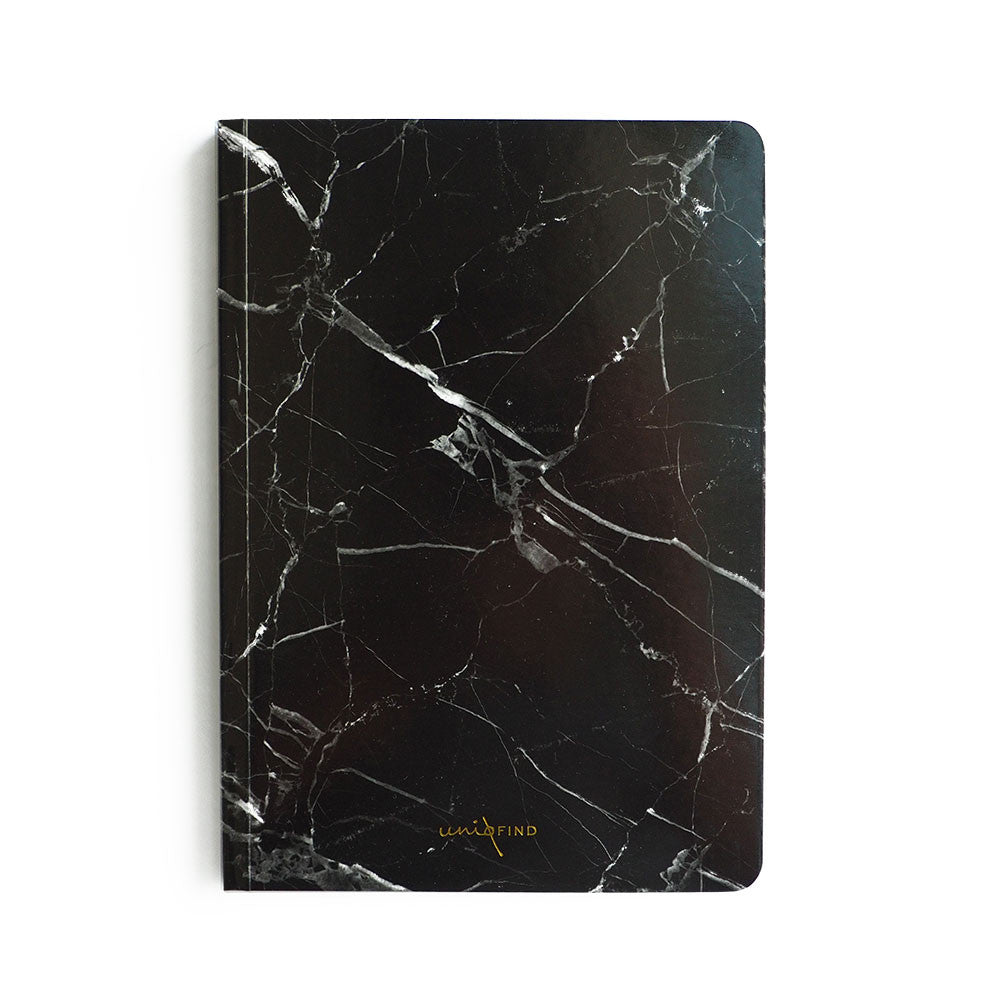 Black Marble Notebook - Uniqfind