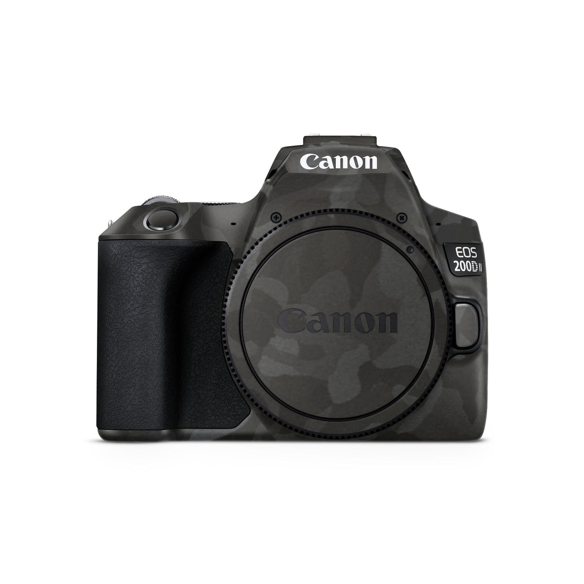 Black Camo Canon EOS 200D II DSLR Camera Skin - Uniqfind