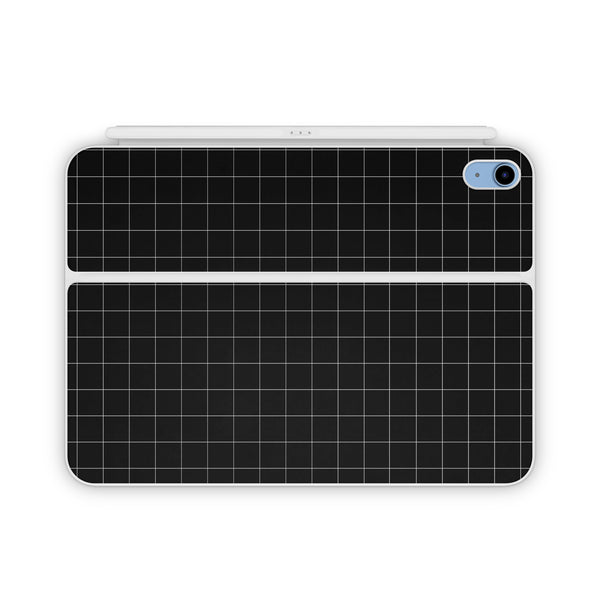 Black Grid Line Magic Keyboard Folio Skin - Uniqfind